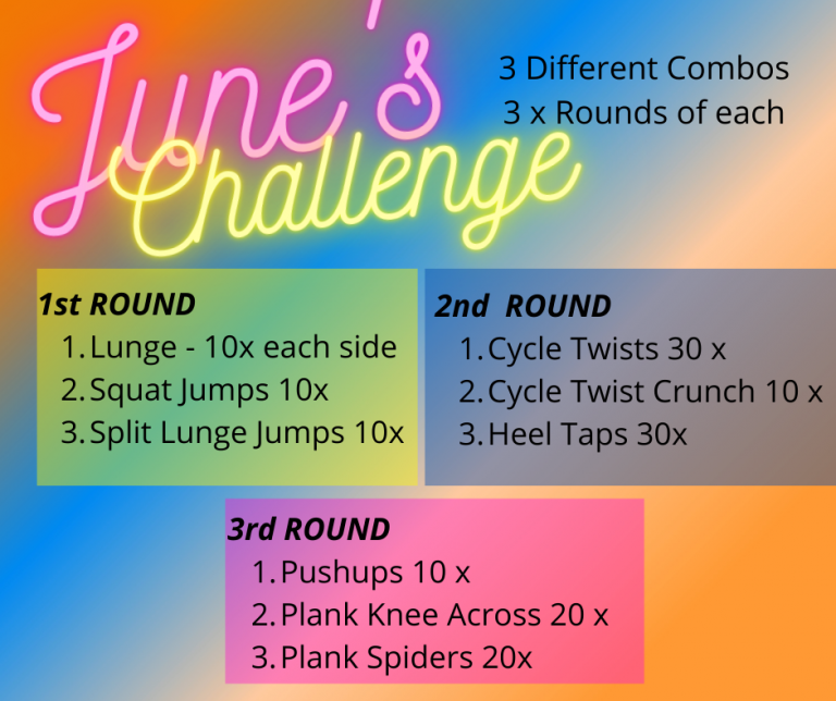 June Fitness Challenge 2021 - Empowering Women Through Health & Fitness